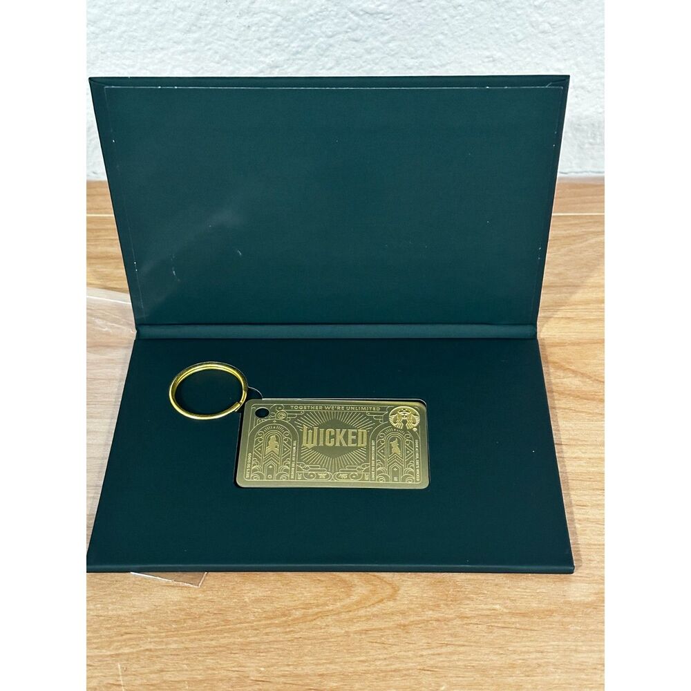 2024 Wicked Gold Starbucks Card/Keychain NWT NWT - Gem
